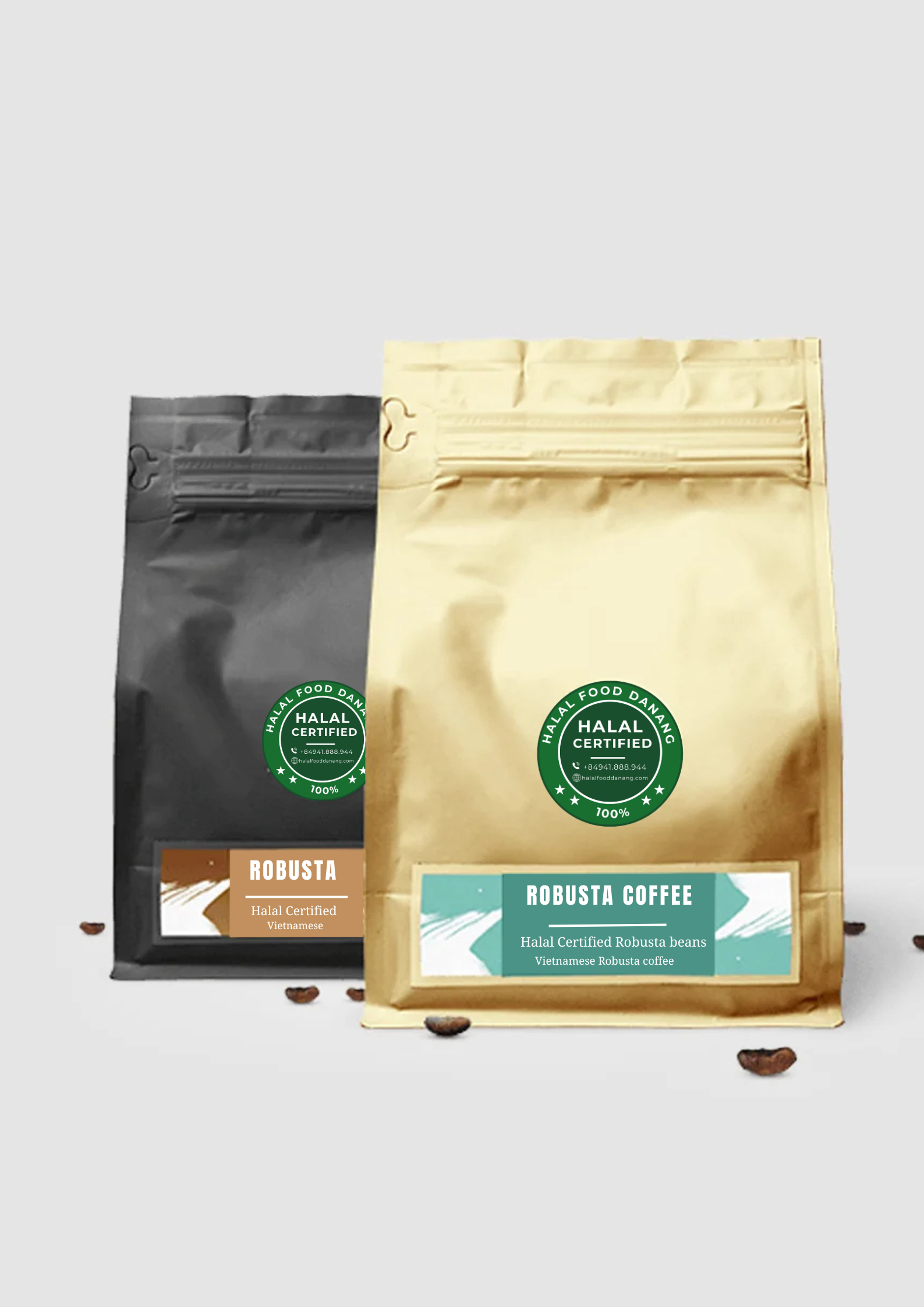 Halal Robusta Ground Coffee – Bold Vietnamese Roast | HalalFoodDaNang